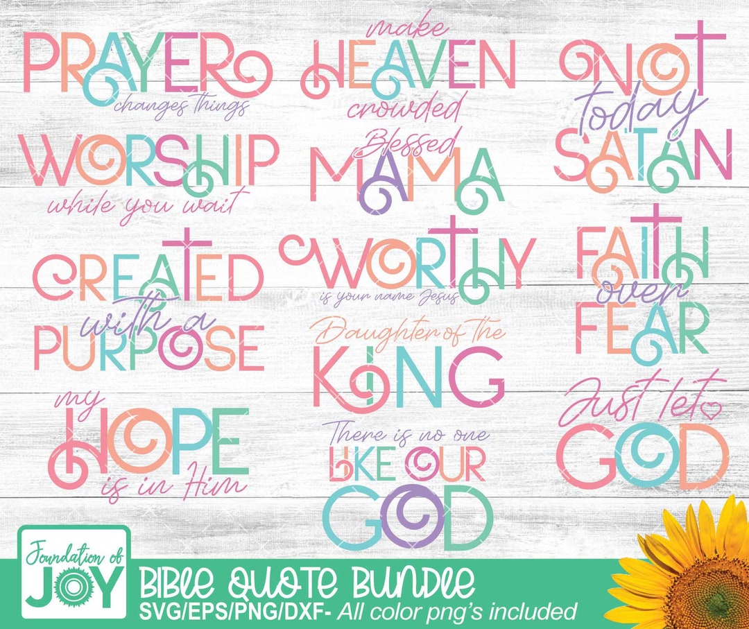Christian SVG PNG Bundle, Religious Svg Bundle, Trendy Sweatshirt Svg ...