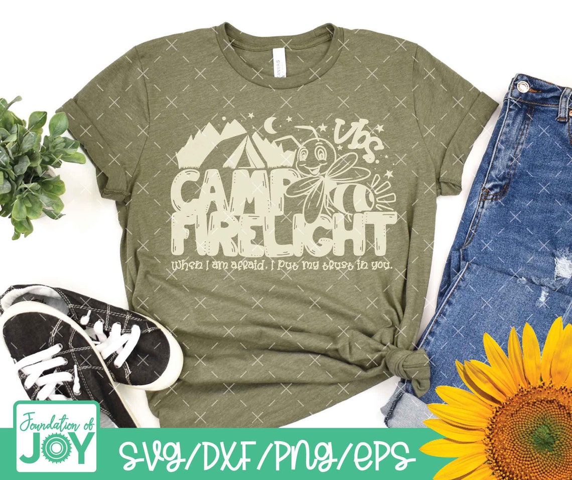 Camp Firelight Svg, Vaction Bible Schoo Svg, VBS Svg, 2024, Fireflies ...