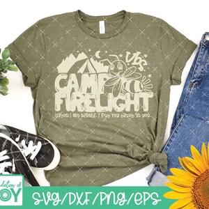 Camp Firelight Svg, Vaction Bible Schoo Svg, VBS Svg, 2024, Fireflies ...