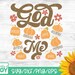 Groovy Christian Fall Design, God Says Svg, Religious Autumn Svg, Retro ...