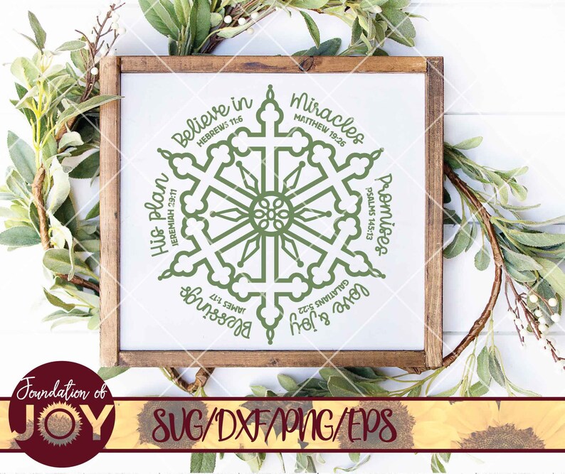 Believe Svg Bible Verse Svg Faith Svg Winter Svg Snowflake - Etsy