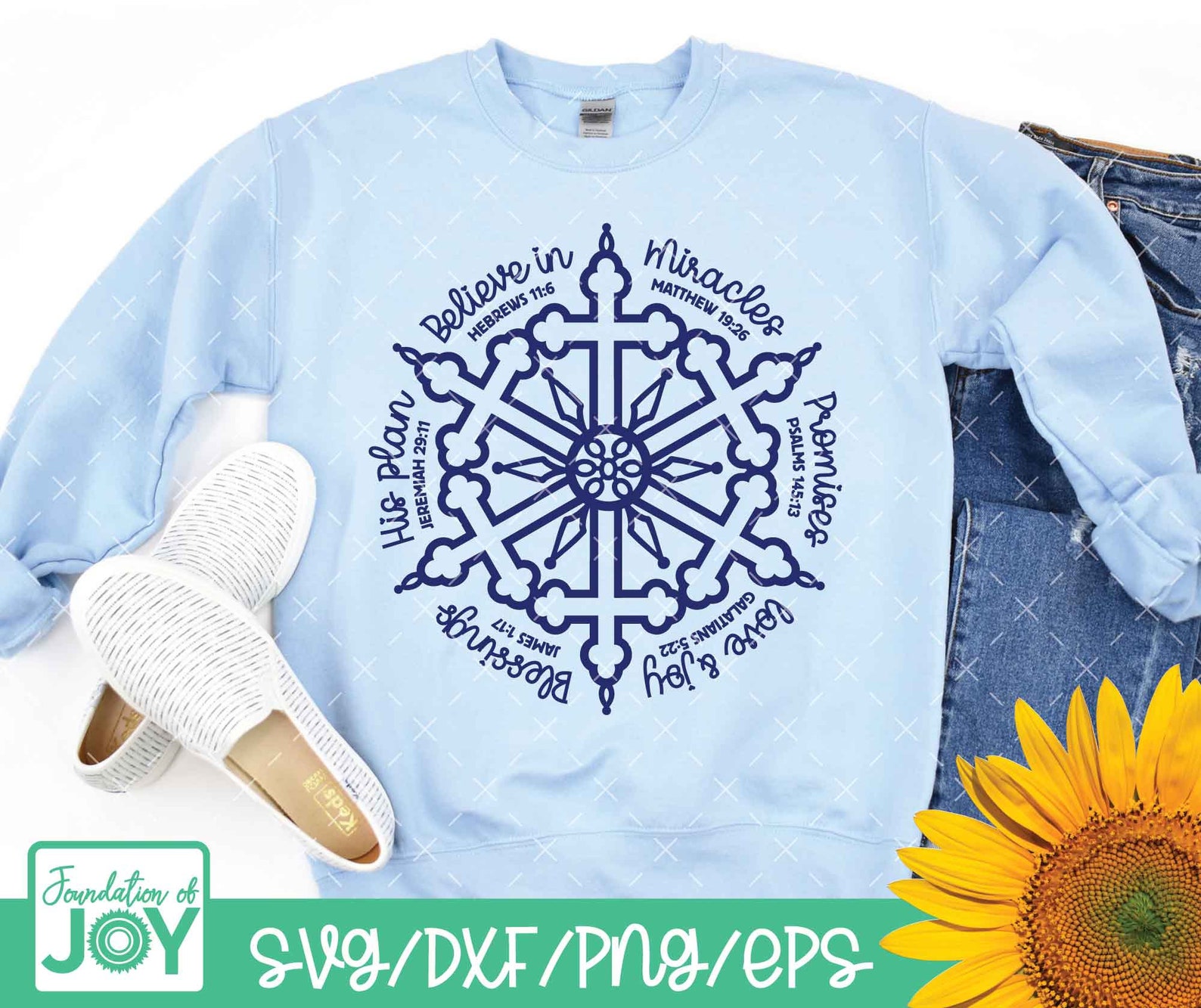 Believe Svg, Bible Verse Svg, Faith Svg, Winter Svg, Snowflake Svg ...