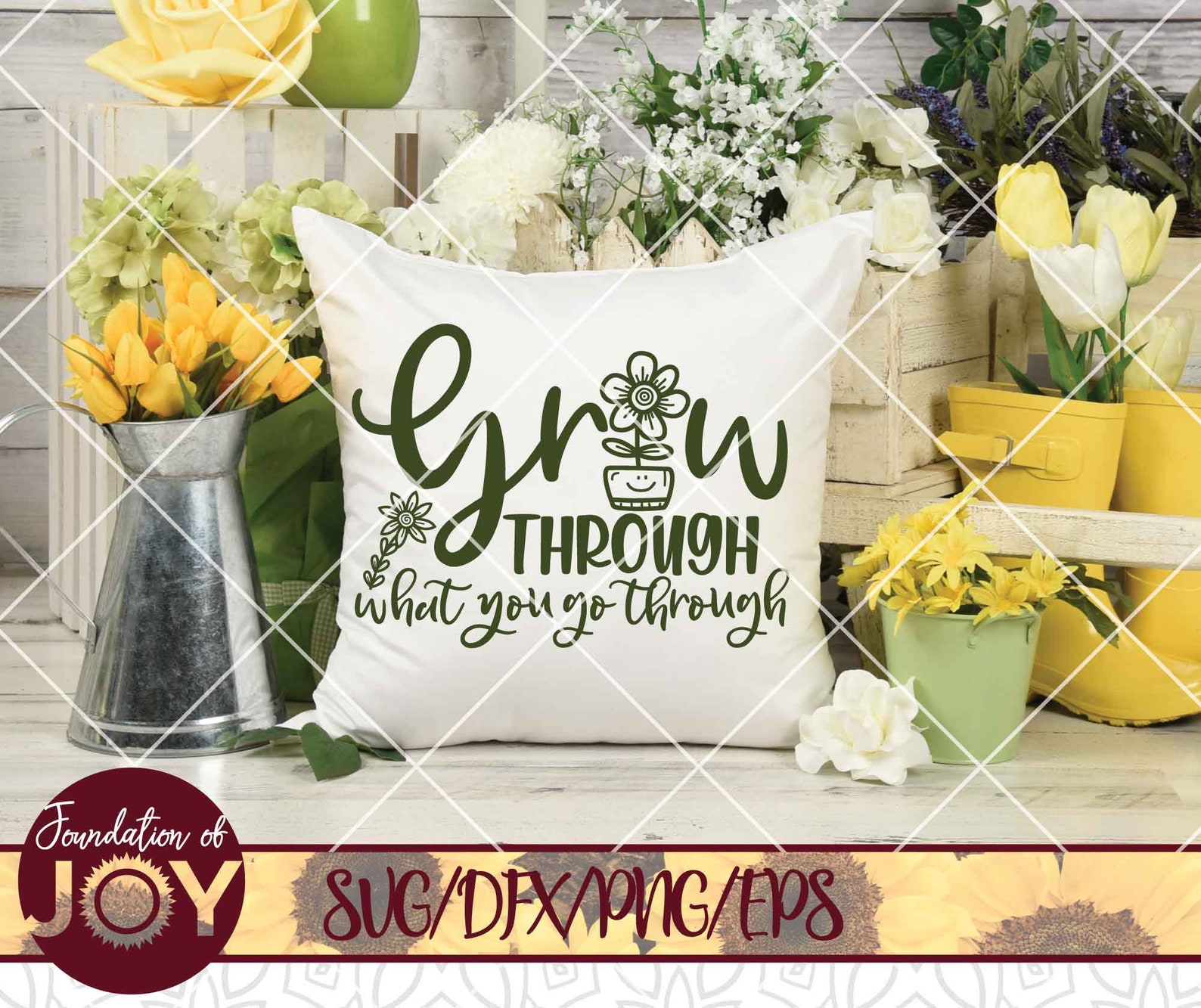 Flower quote svg bundle Flowers svg Springtime svg Spring | Etsy