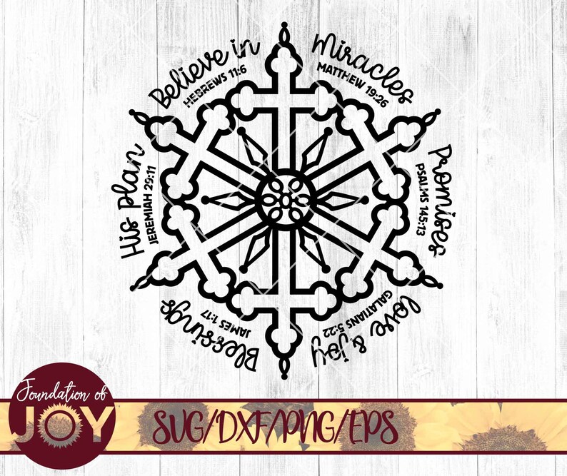 Believe Svg Bible Verse Svg Faith Svg Winter Svg Snowflake - Etsy