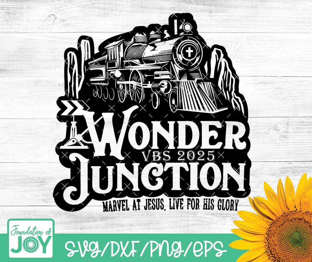 Wonder Junction Svg, Vacation Bible School, VBS 2025, Train Svg, Marvel ...