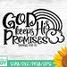 God Keeps His Promises Svg, Promises Svg, Rainbow Svg, Religious Svg ...