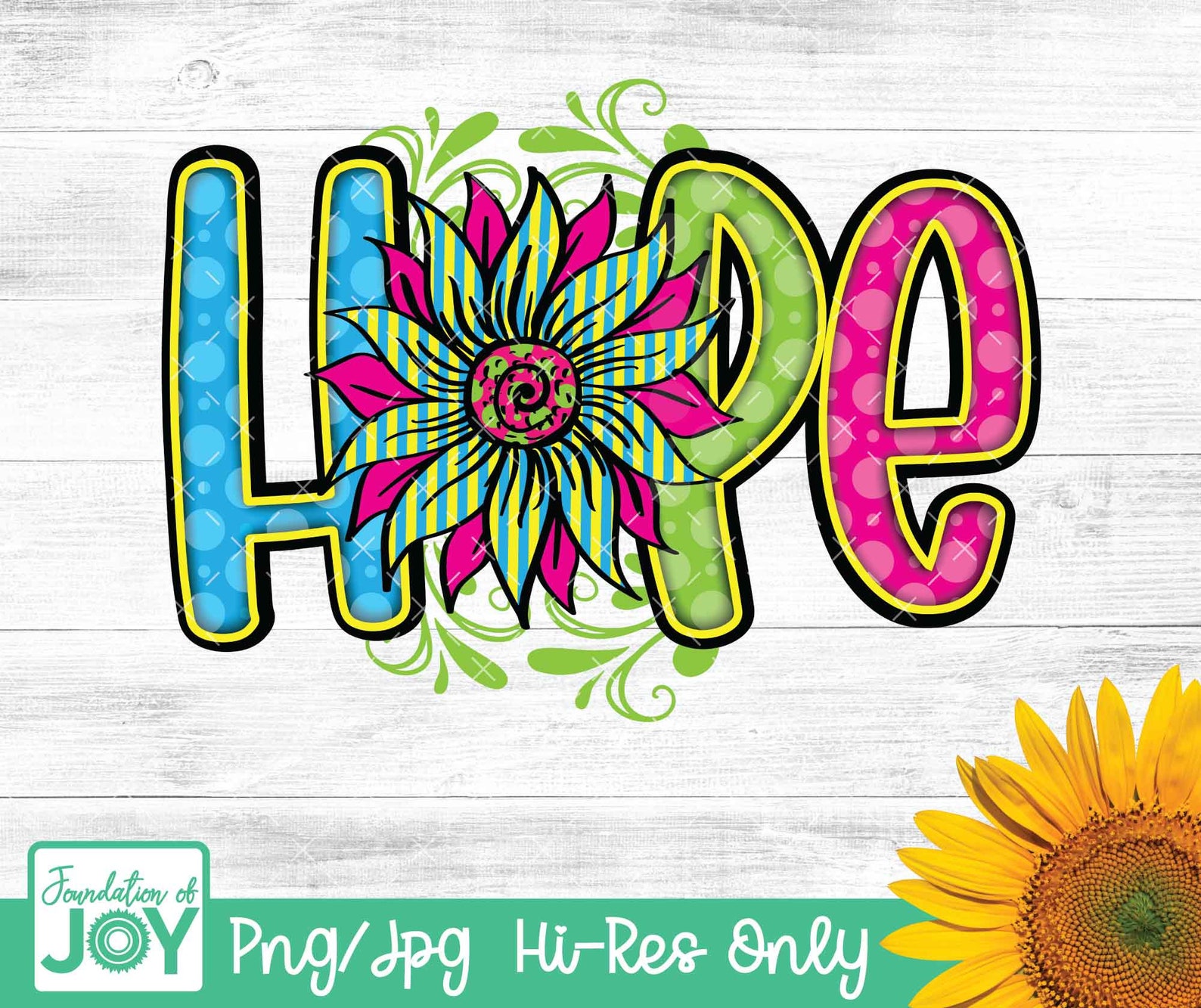 Hope Png File, Hope Png Downloads, Png for Sublimation, Png Printable ...