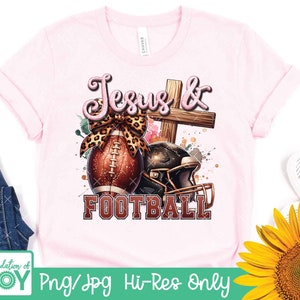 Jesus and Football PNG, Christian, I Love Jesus and Football, Football ...