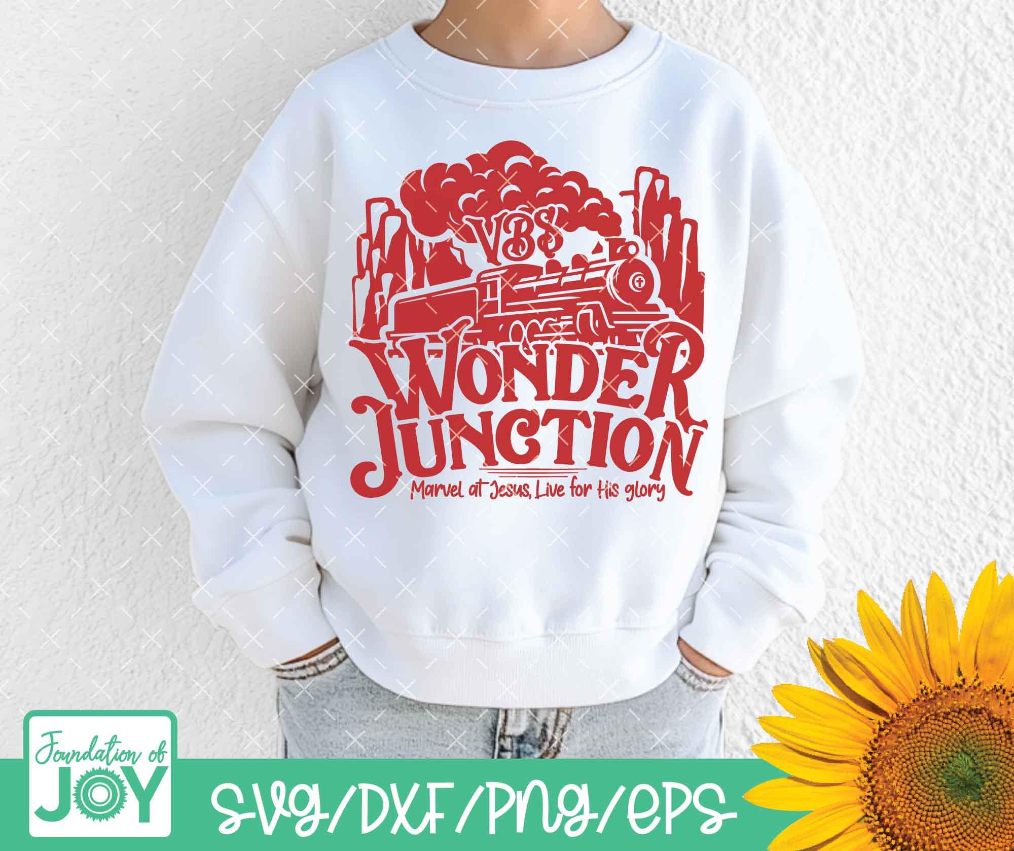 Wonder Junction Svg, Vacation Bible School, VBS 2025, Train Svg, Marvel ...