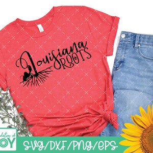 Louisiana Roots SVG File, SVG Design for Cutting Machine, Cut Files for ...