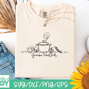 Gumbo Weather PNG, Printable Sublimation Design, Gift Design, New ...