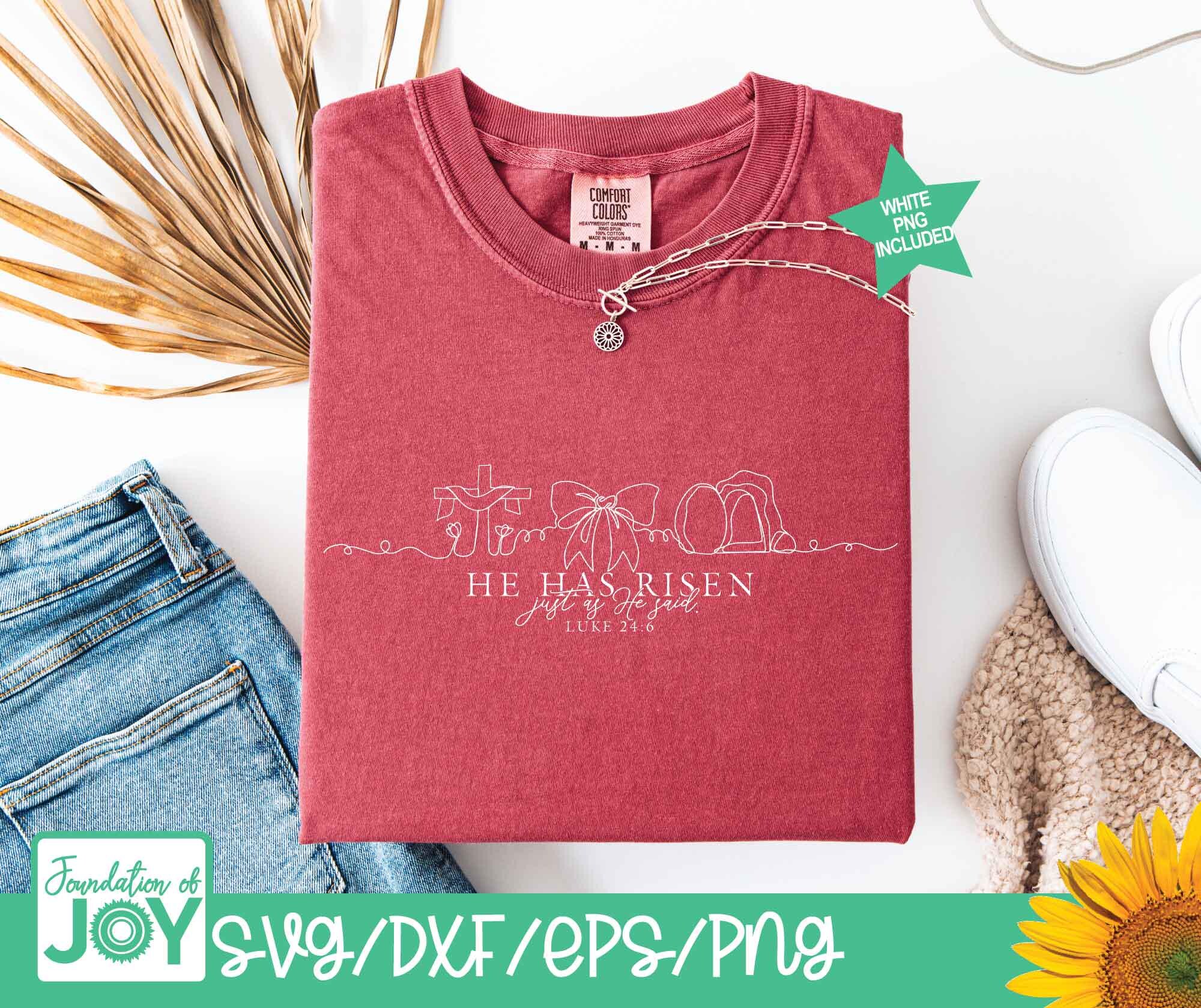 He Has Risen Png, Continuous Line Art, Easter T-shirt Art, Cross Line ...