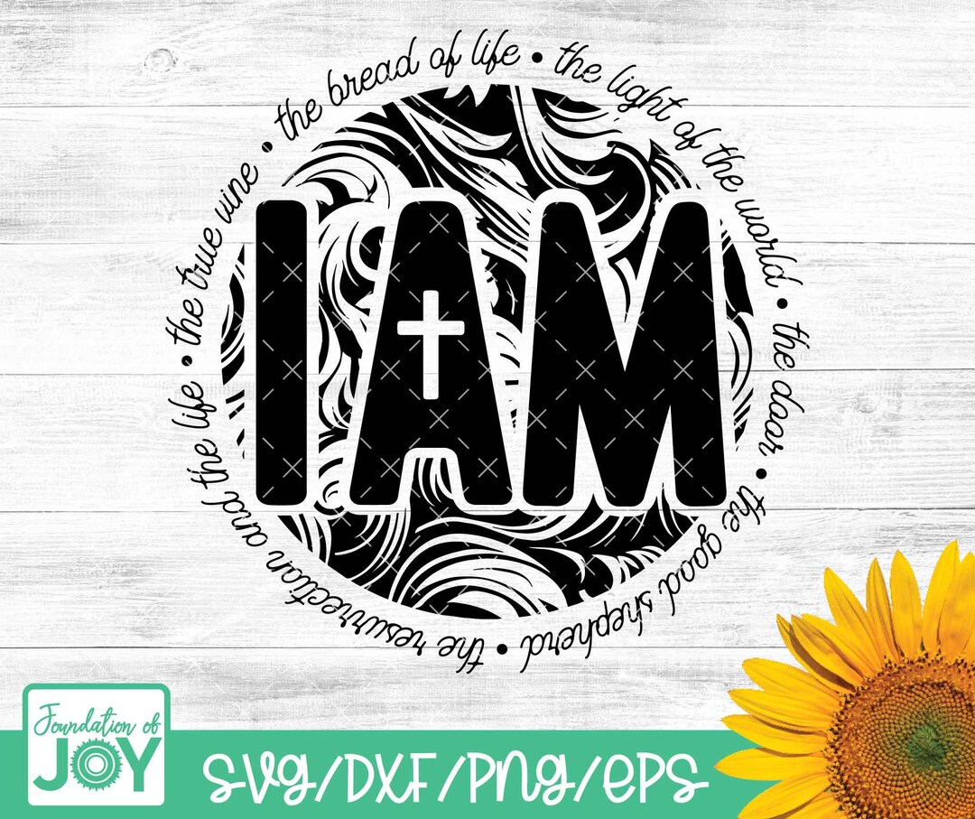 I Am I Am Svg, Graphic Sweatshirt, Scripture, Faith, Bible Verse Svg ...