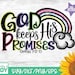 God Keeps His Promises Svg, Promises Svg, Rainbow Svg, Religious Svg ...