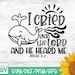 I Cried Unto the Lord Svg, Jonah Svg, Whale Svg, Jonah and the Whale ...