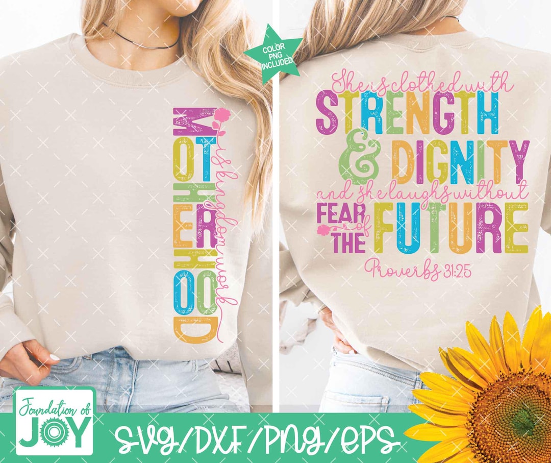 Christian Mom Svg, Retro Mama PNG, Motherhood is Kingdom Work Svg ...