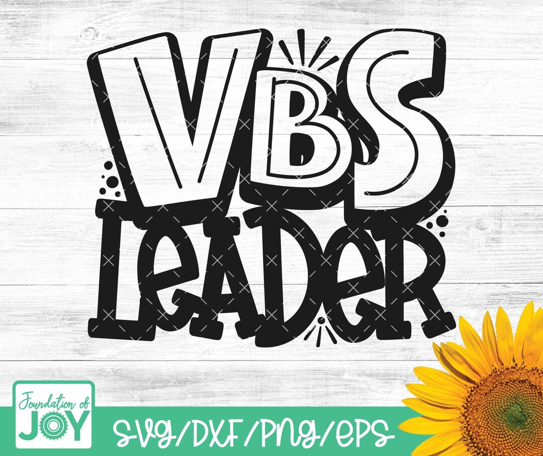 VBS Leader Svg, Vacation Bible School Svg, Church Camp Svg, VBS Shirt ...