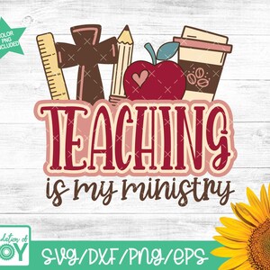 Teaching is My Ministry Png, Motherhood is My Ministry Png, Christian ...