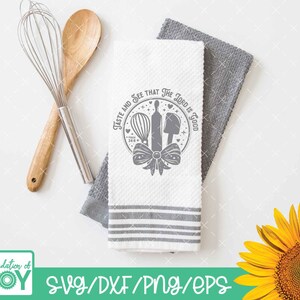 Taste and See That the Lord is Good Svg, Bible Verse Svg, Kitchen Svg ...