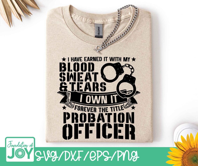 Probation Officer Svg, Law Enforcement Sublimation, Justice System ...