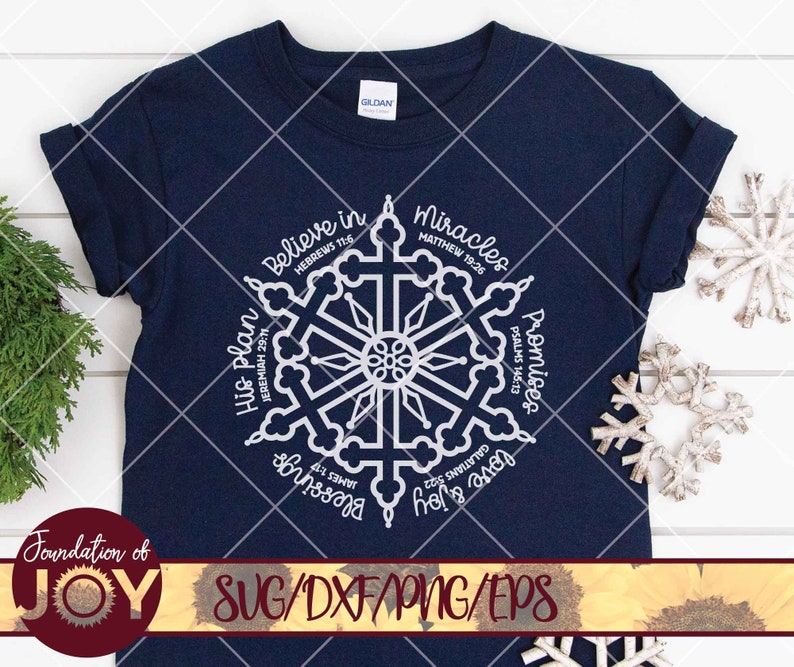 Believe Svg Bible Verse Svg Faith Svg Winter Svg Snowflake - Etsy
