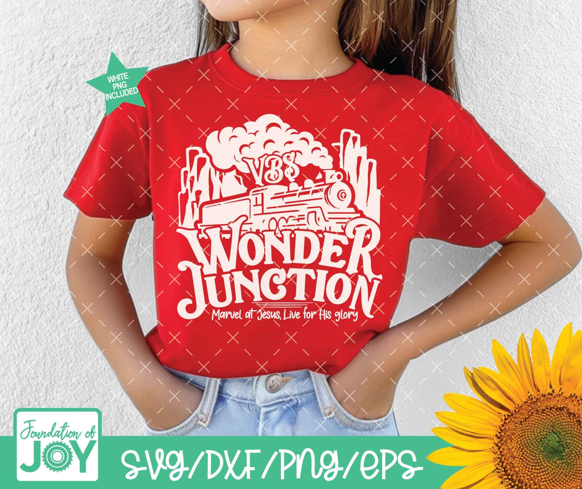 Wonder Junction Svg, Vacation Bible School, VBS 2025, Train Svg, Marvel ...