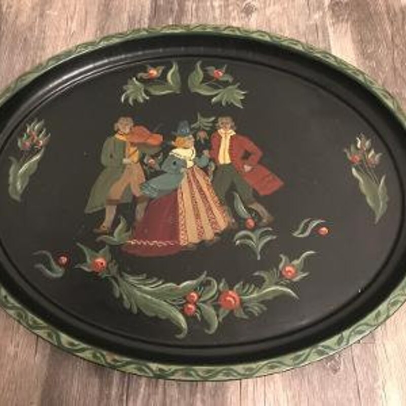 Tole Painted Tray - Etsy