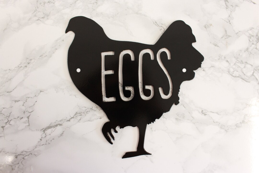 Eggs Chicken Coop, Honesty Box Metal Sign, Hens, Poultry, Eggs for Sale ...