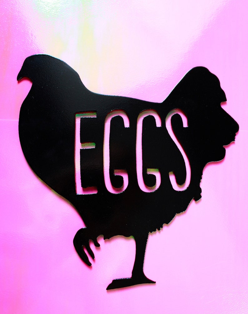 Eggs Chicken Coop Honesty Box Metal Sign | Etsy