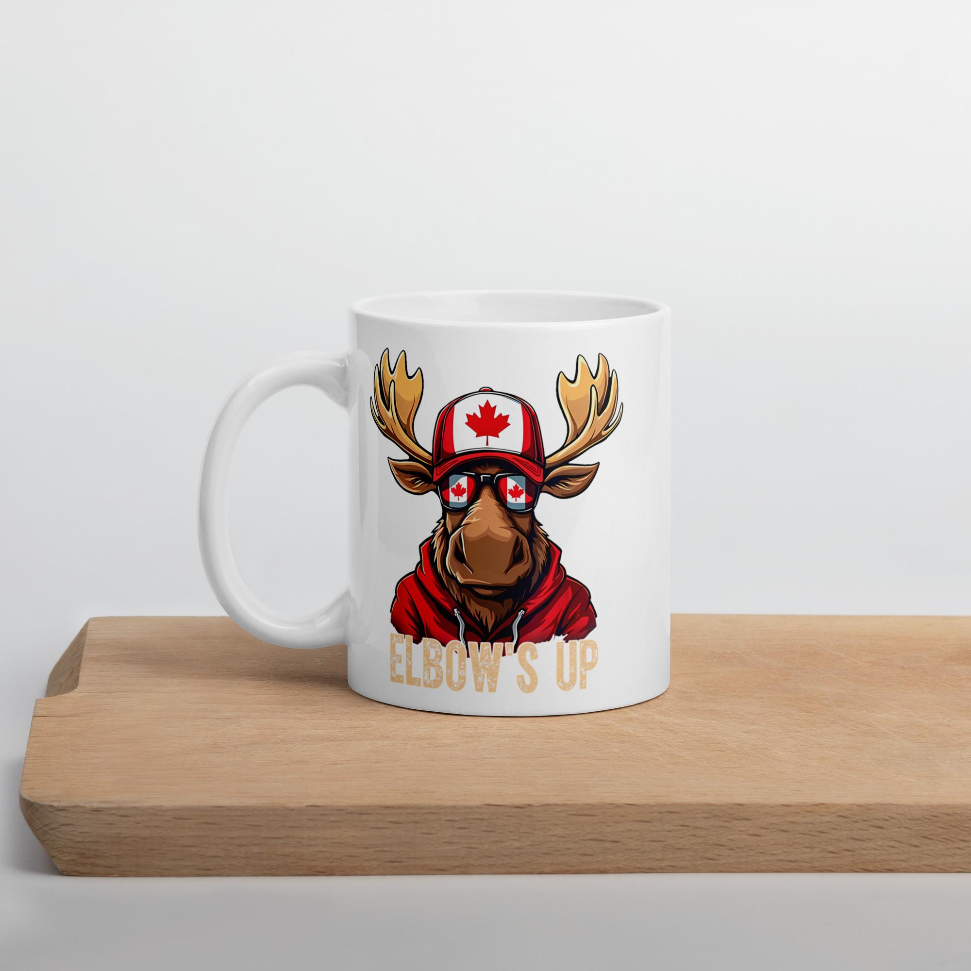 Elbows up Canada Moose Mug - Etsy