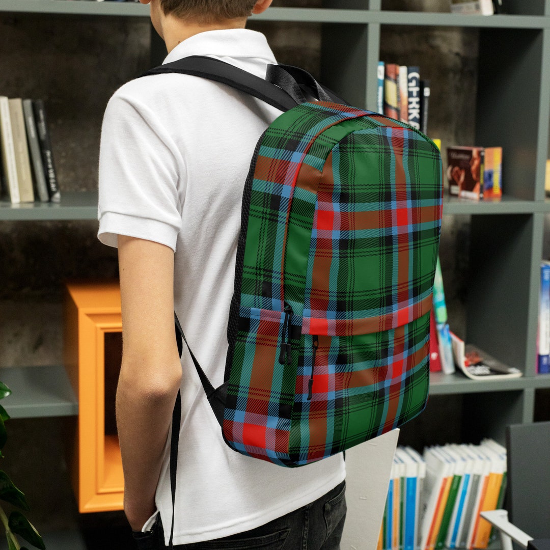 Georgia Tartan Backpack / Unisex State of Georgia Plaid Knapsack / US ...