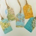 MAP GIFT TAGS / Recycled Upcycled Vintage Atlas Maps With Hole | Etsy ...