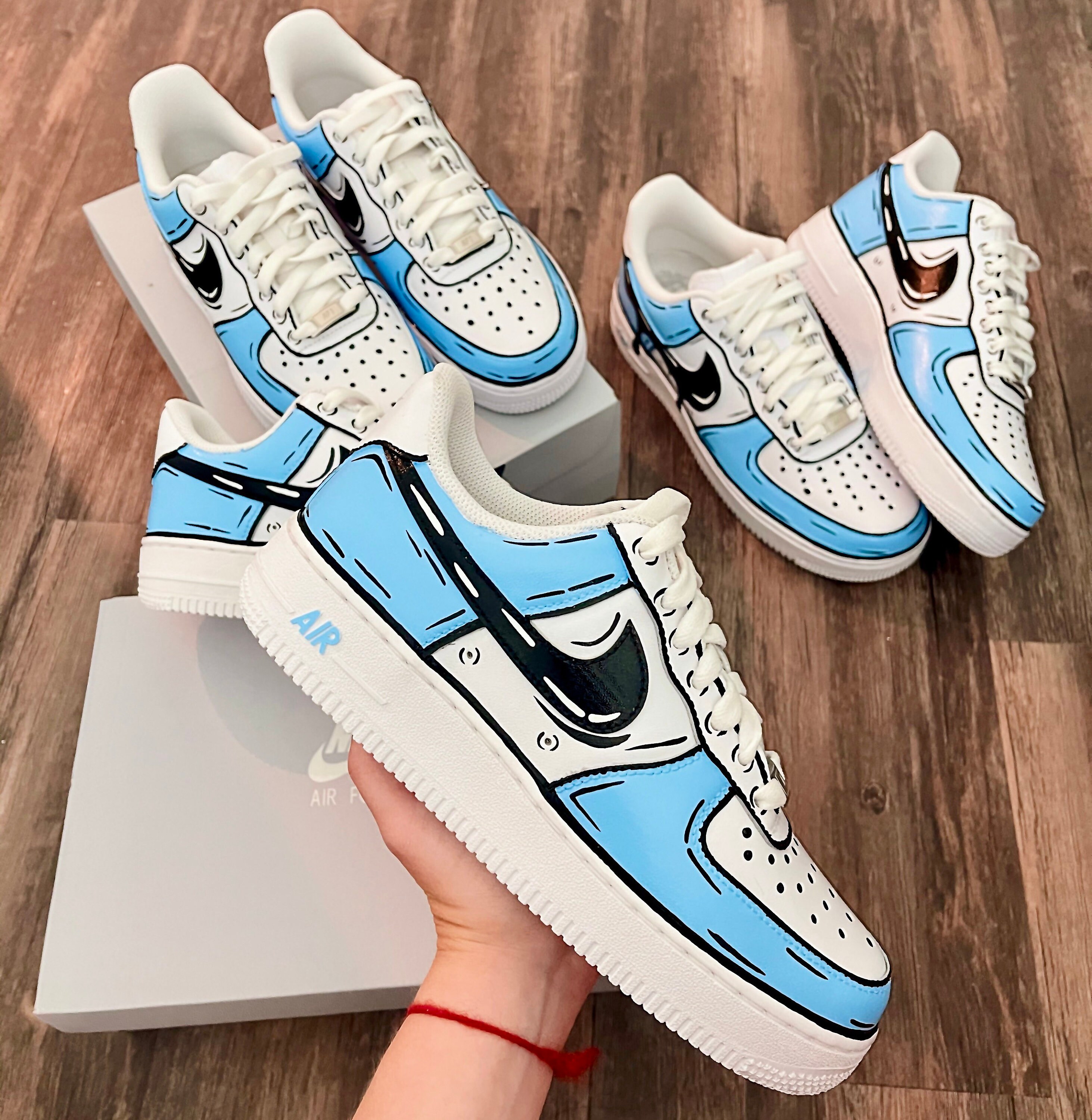 Cartoon Custom Air Force 1 Sneakers - Etsy