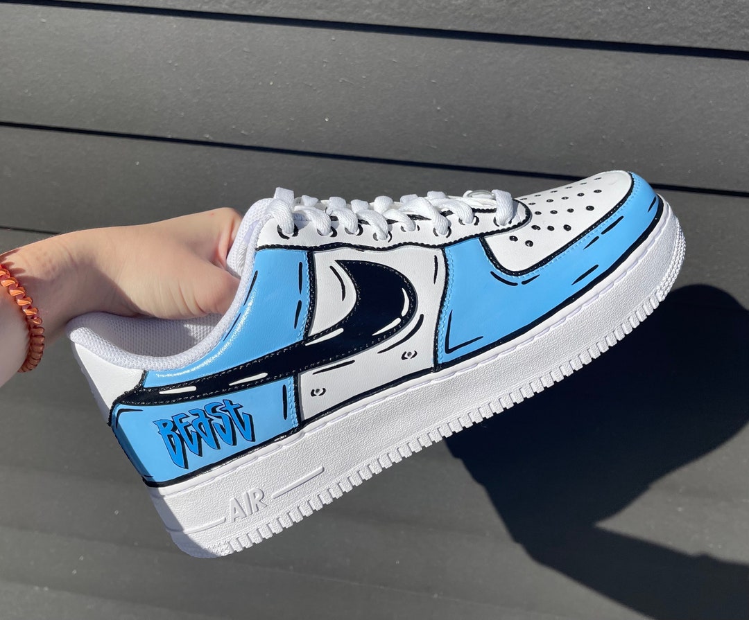 Cartoon Custom Air Force 1 Sneakers Custom Shoes Perfect Gift - Etsy