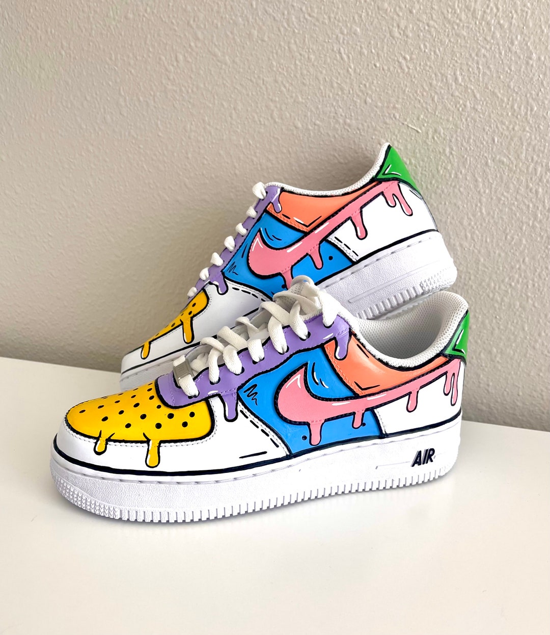Colorful Custom Air Force 1 Sneakers Custom Shoes Gift - Etsy