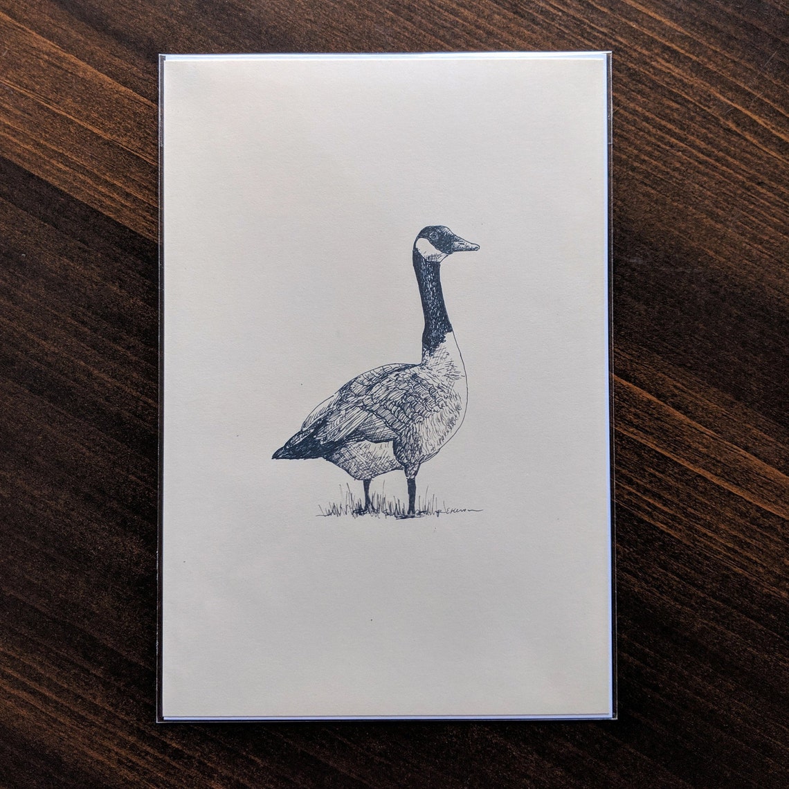 Canada Goose - Print - Etsy