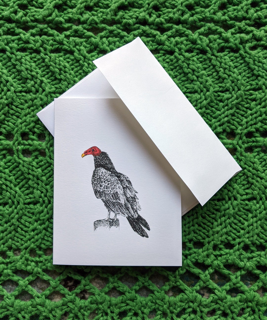 Blank Note Cards - Turkey Vulture - Etsy