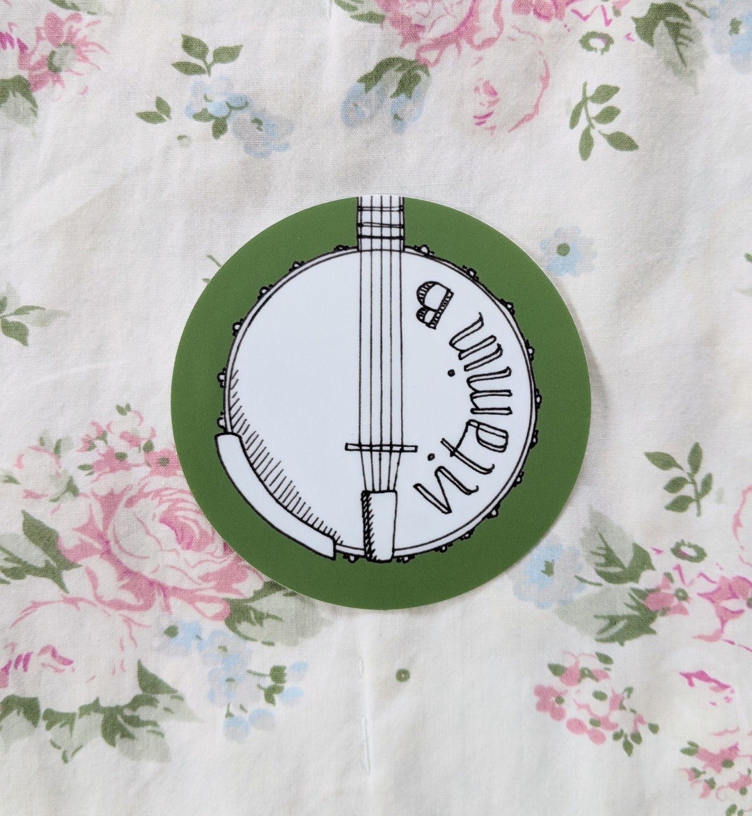 Sticker - Banjo (vitamin B) - Etsy