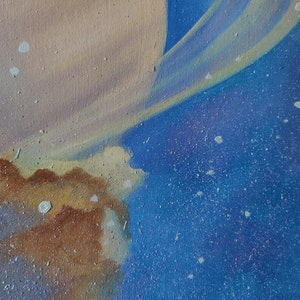 Jupiter Space Oil Painting, Large Abstract Painting,modern Home Decor ...