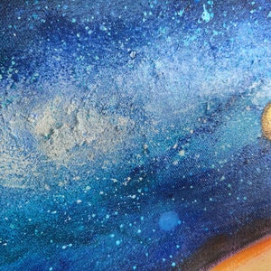 Jupiter Space Oil Painting, Large Abstract Painting,modern Home Decor ...