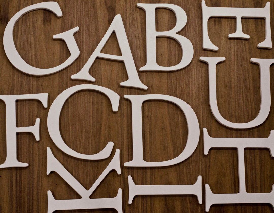 Decorative Plastic Letters - Handmade Plastic Home Decor, Choose a ...