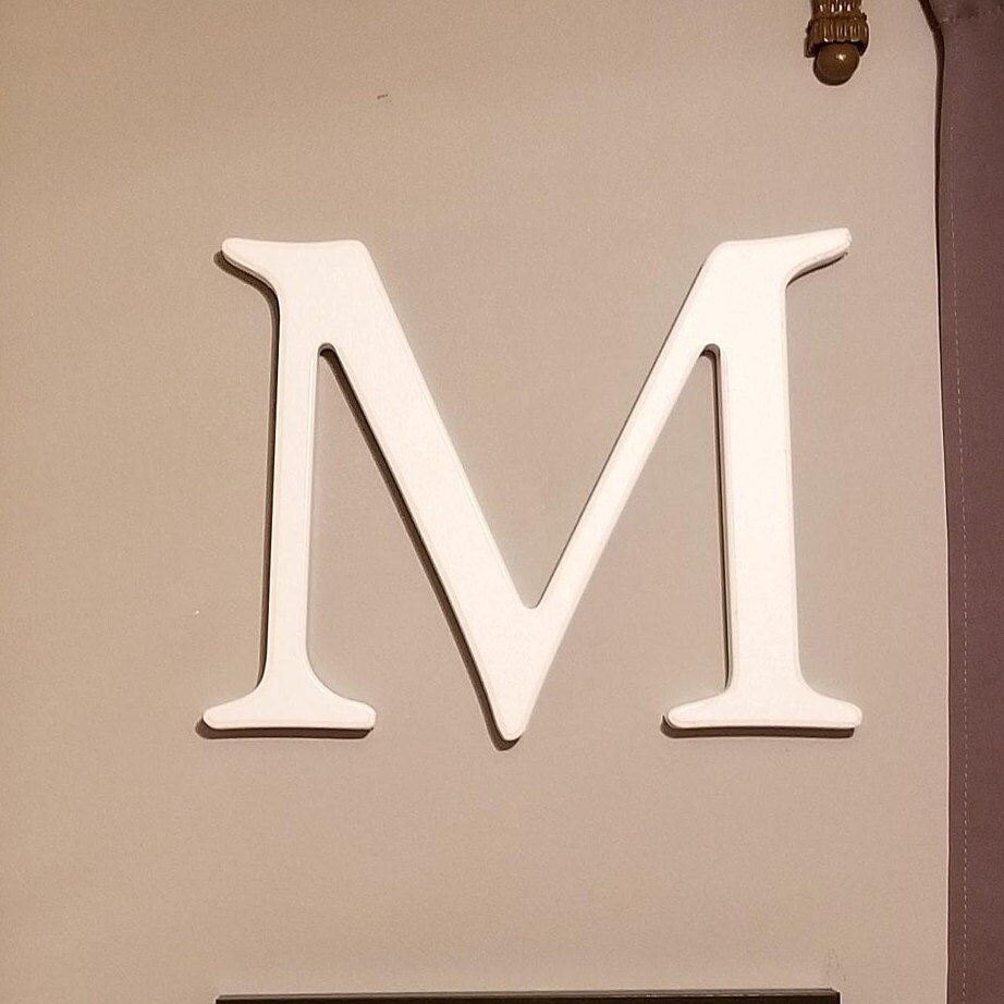 Decorative Plastic Letters - Handmade Plastic Home Decor, Choose a ...