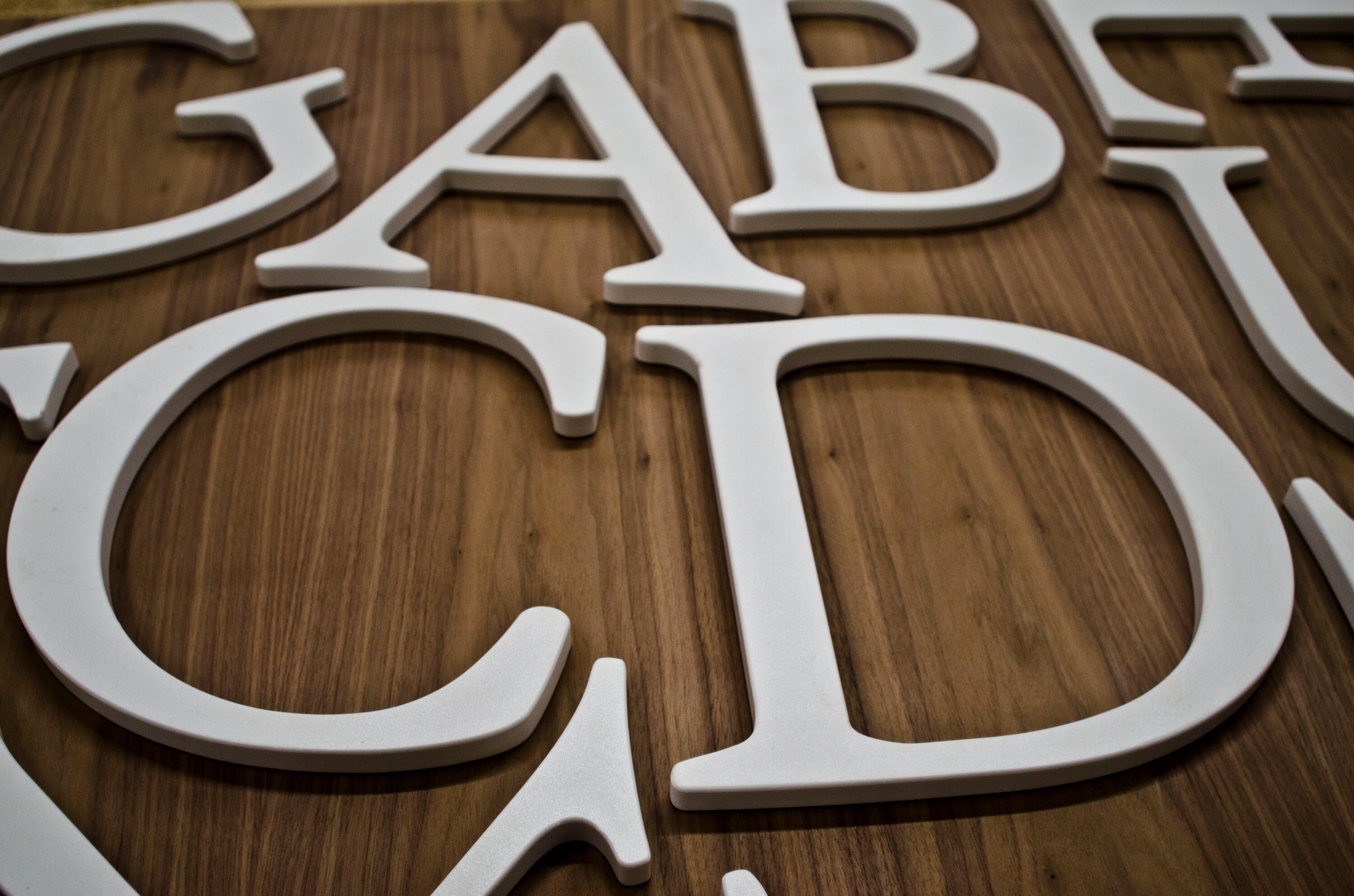 Decorative Plastic Letters - Handmade Plastic Home Decor, Choose a ...