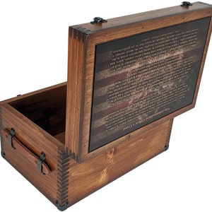 NCO Creed Keepsake Box - Etsy