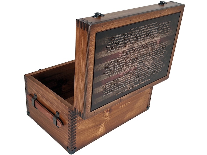NCO Creed Keepsake Box - Etsy
