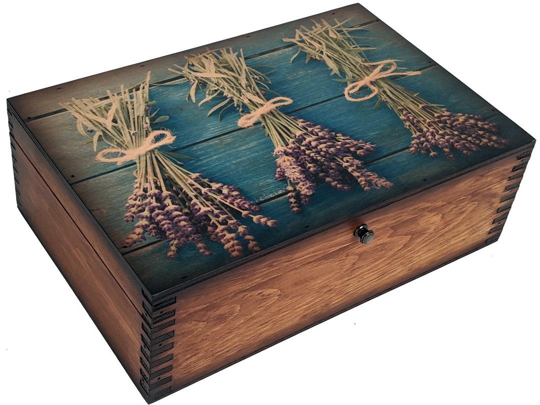 Lavender Memory Box - Etsy