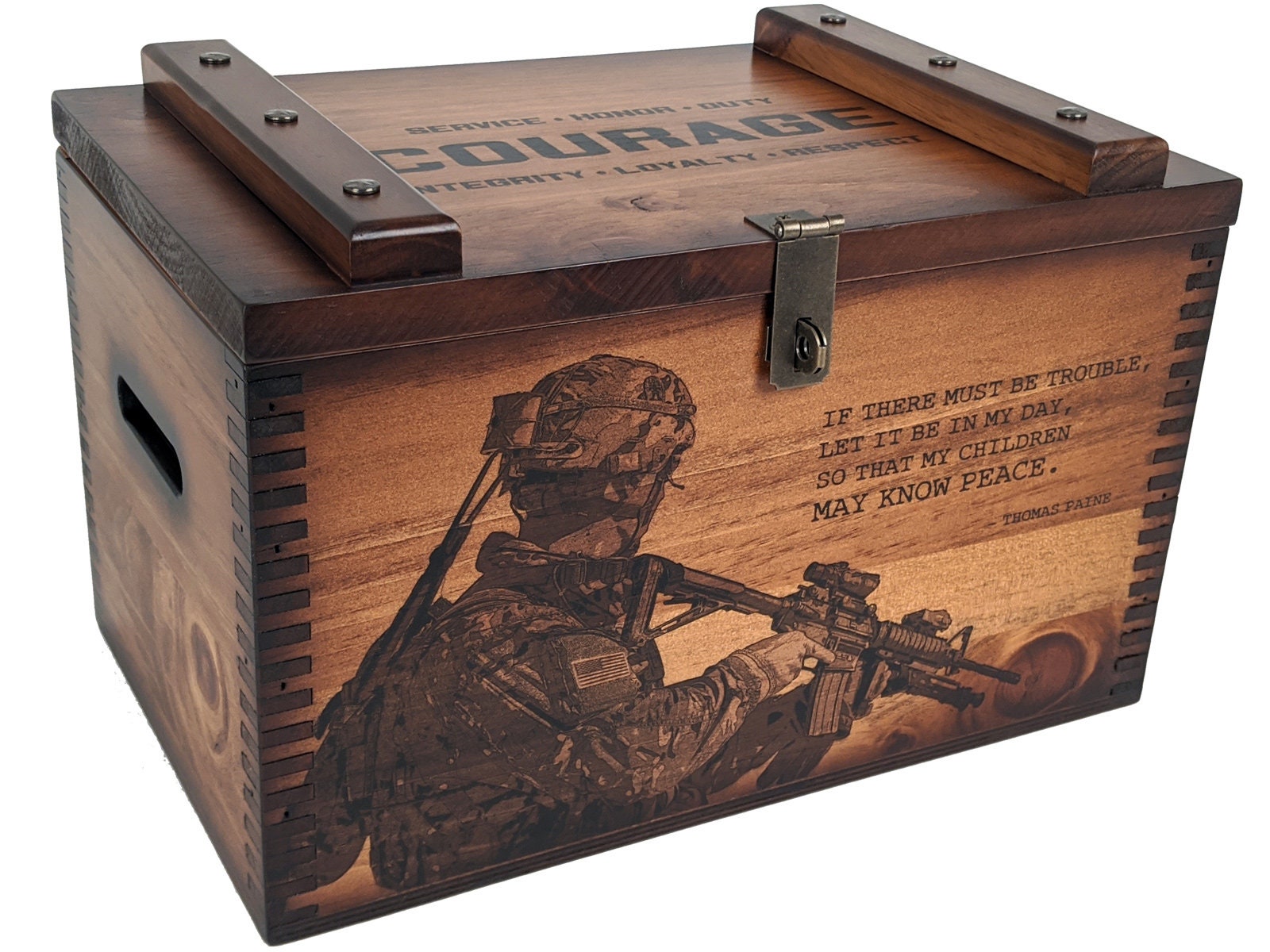 US Military Values Ammo Box - Etsy