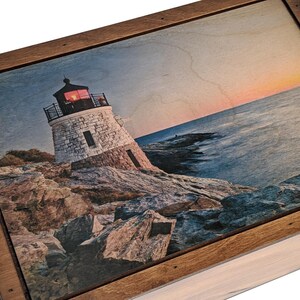 Lighthouse by the Ocean Keepsake Box - Etsy
