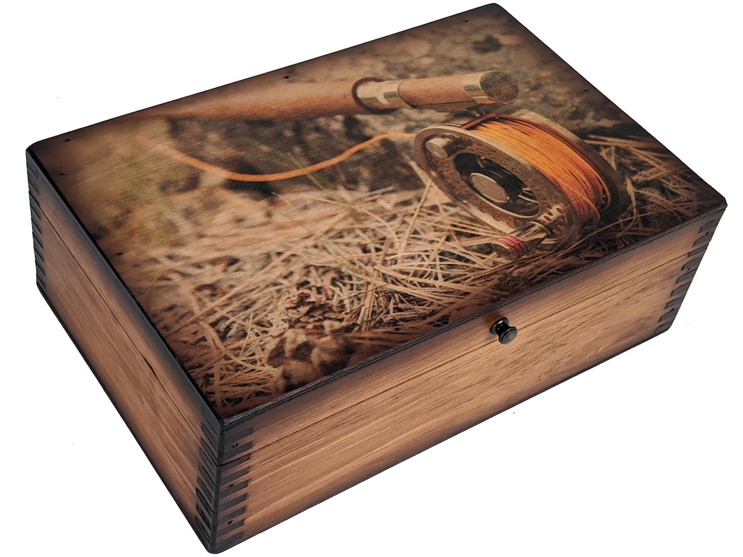 Fly Fishing Rod and Reel Memory Box - Etsy