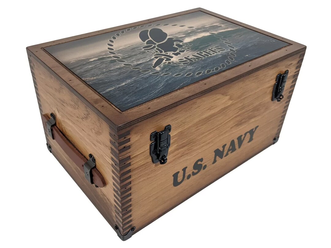 Navy Seabees Keepsake Box - Etsy